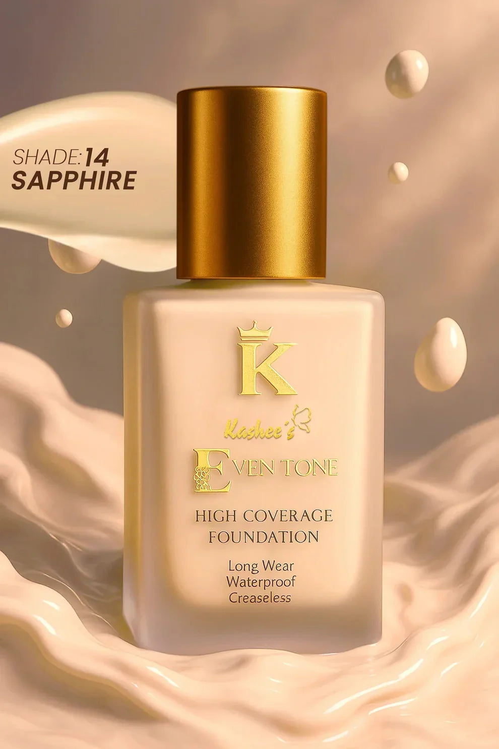 Kashee's Eventone High Coverage Foundation+Free Gift (Kashees Compact ...